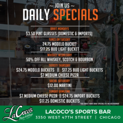 LaCoco’s Pizza and Sports Club – Brighton Park’s Neighborhood Pizza and ...